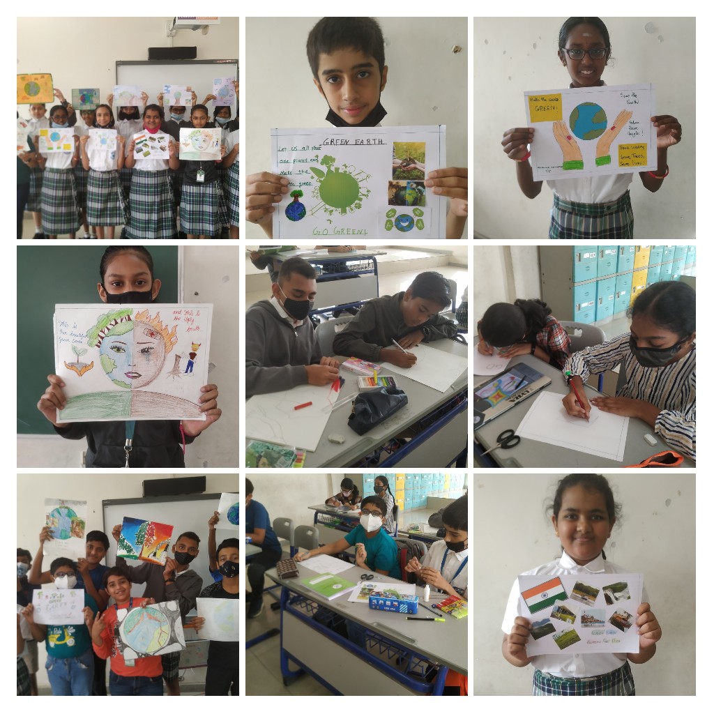 GRADE 7 CCA ACTIVITY-1 COLLAGE MAKING WINNERS | Vydehi School