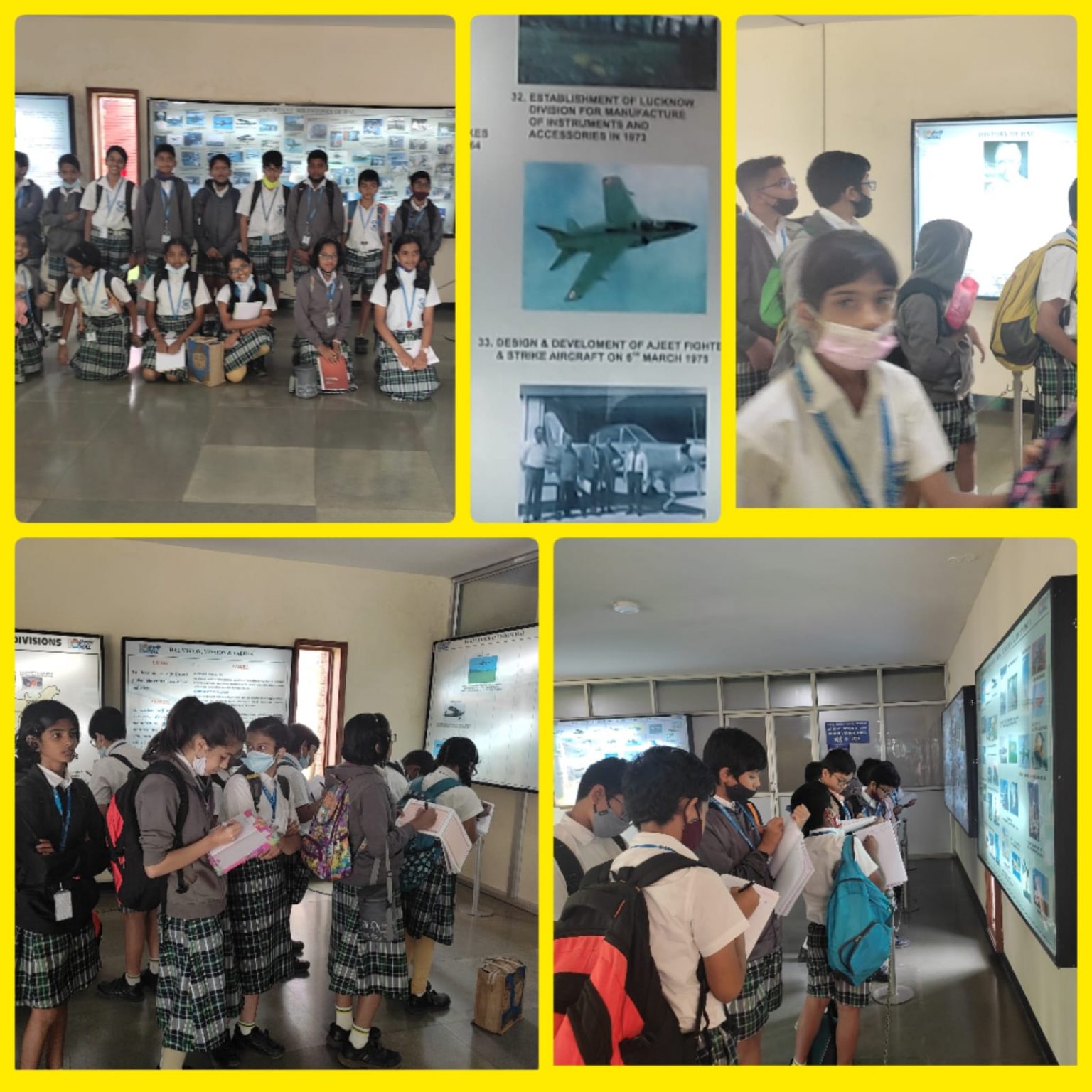 Grade 6 Field Trip to HAL Museum | Vydehi School