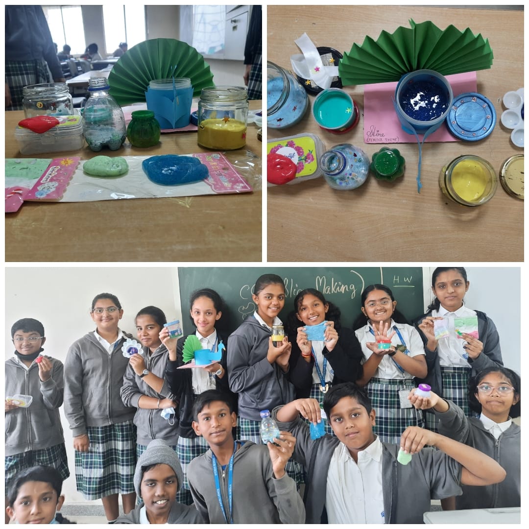 GRADE 7 CCA – SLIME MAKING EXPERIMENT | Vydehi School