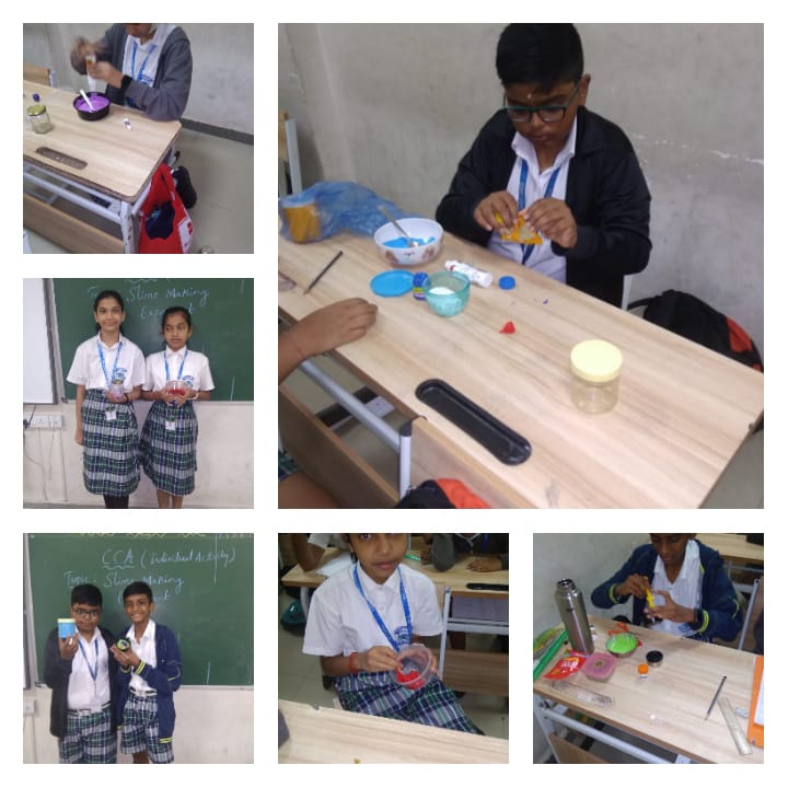 GRADE 7 CCA – SLIME MAKING EXPERIMENT | Vydehi School