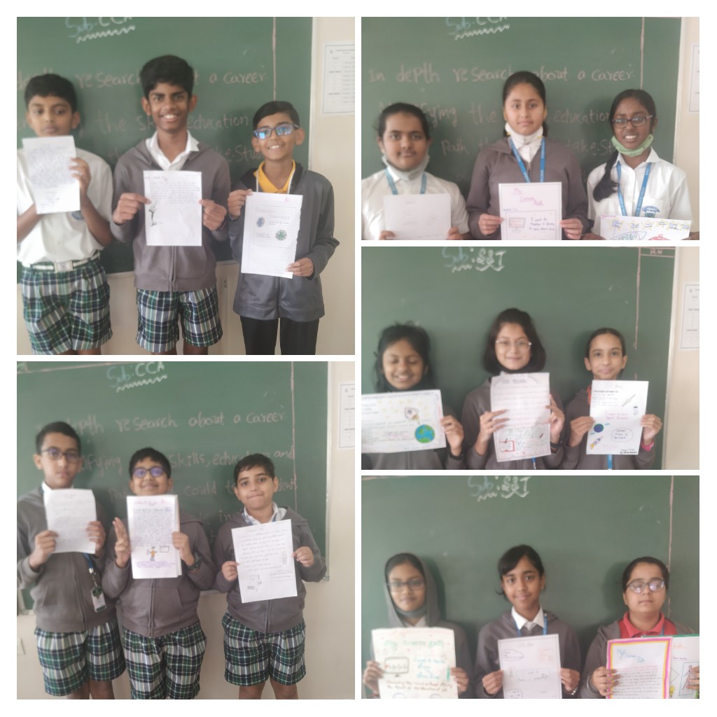 GRADE 7 CCA ACTIVITY – DREAM CAREER | Vydehi School