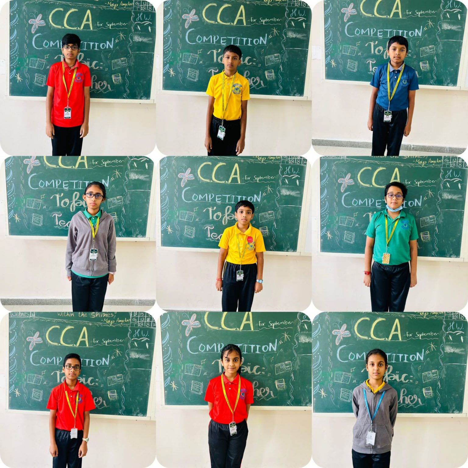 Grade 6 CCA Activity – Poem Competition | Vydehi School