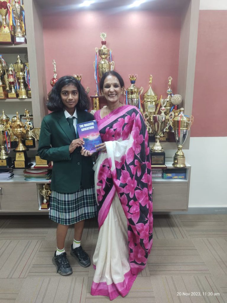 BOOK PUBLISHED BY OUR STUDENT – SWARA SHINGALA | Vydehi School