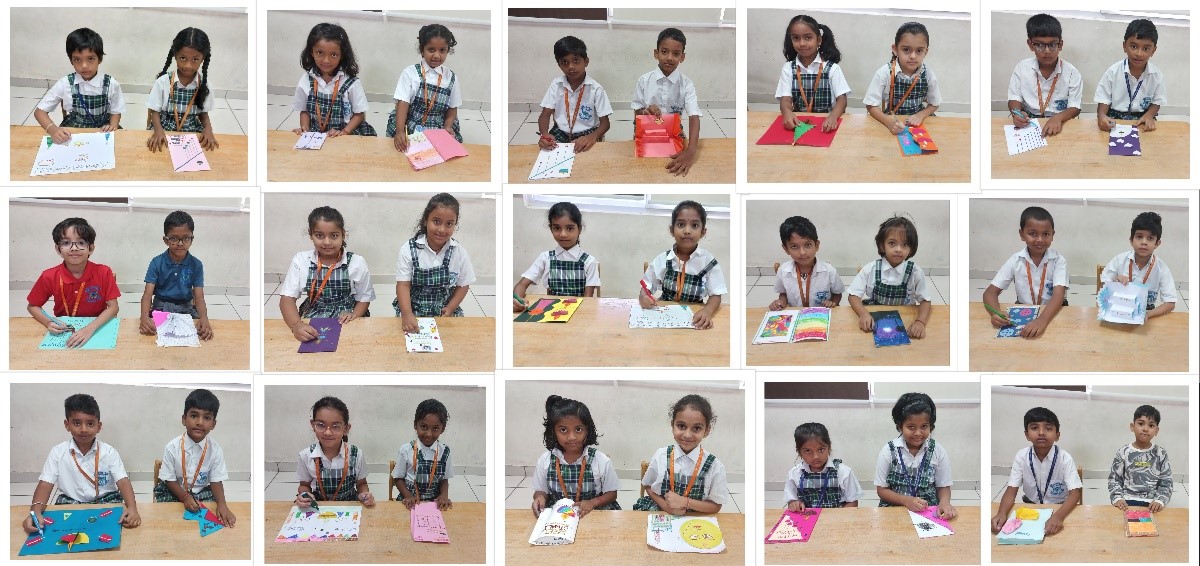 Grade 2 CCA Activity – Card Making | Vydehi School